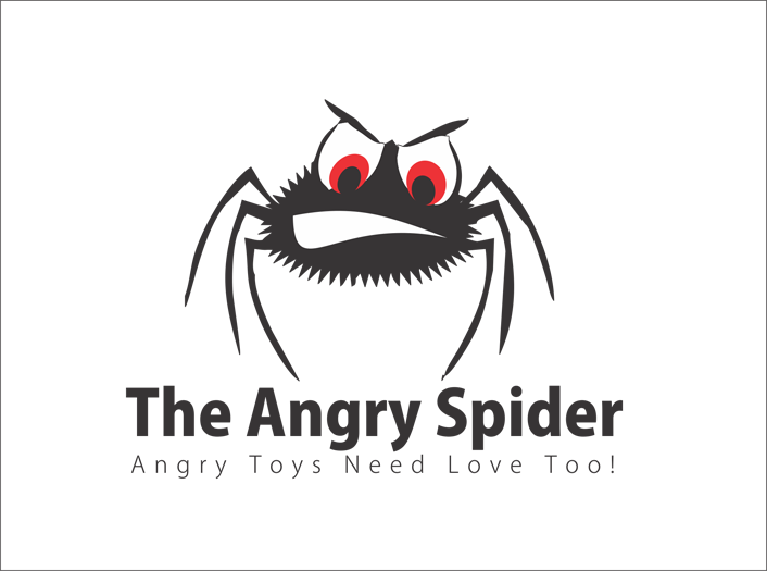 Download Logo Design By Awarna For The Angry Spider - Cartoon Spider ...