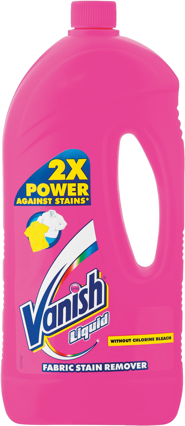 Download Vanish Pink Liquid 1l - Plastic Bottle - Full Size PNG Image ...
