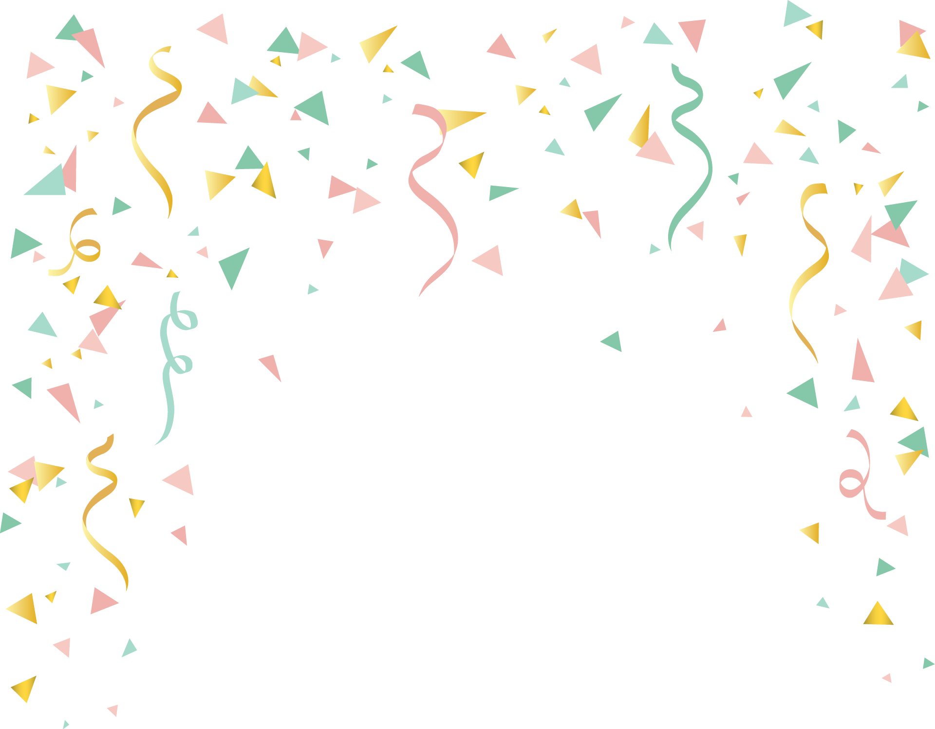 Birthday Confetti Background Png