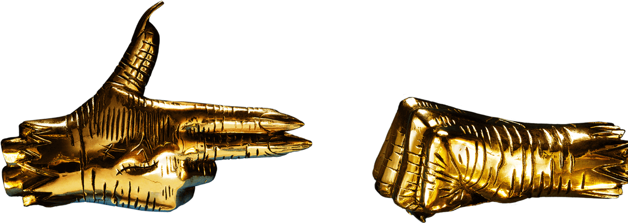 Download Gold Rtj3 Hands - Logo Run The Jewels Hands - Full Size PNG ...