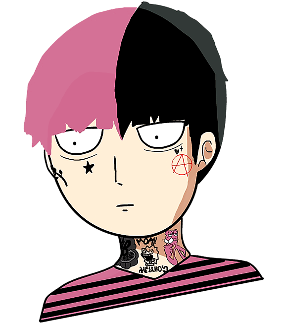 Download Bleed Area May Not Be Visible - Lil Peep Drawing Anime - Full ...