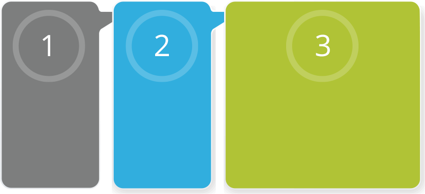 Download 3 Steps Blocks - Circle - Full Size PNG Image - PNGkit