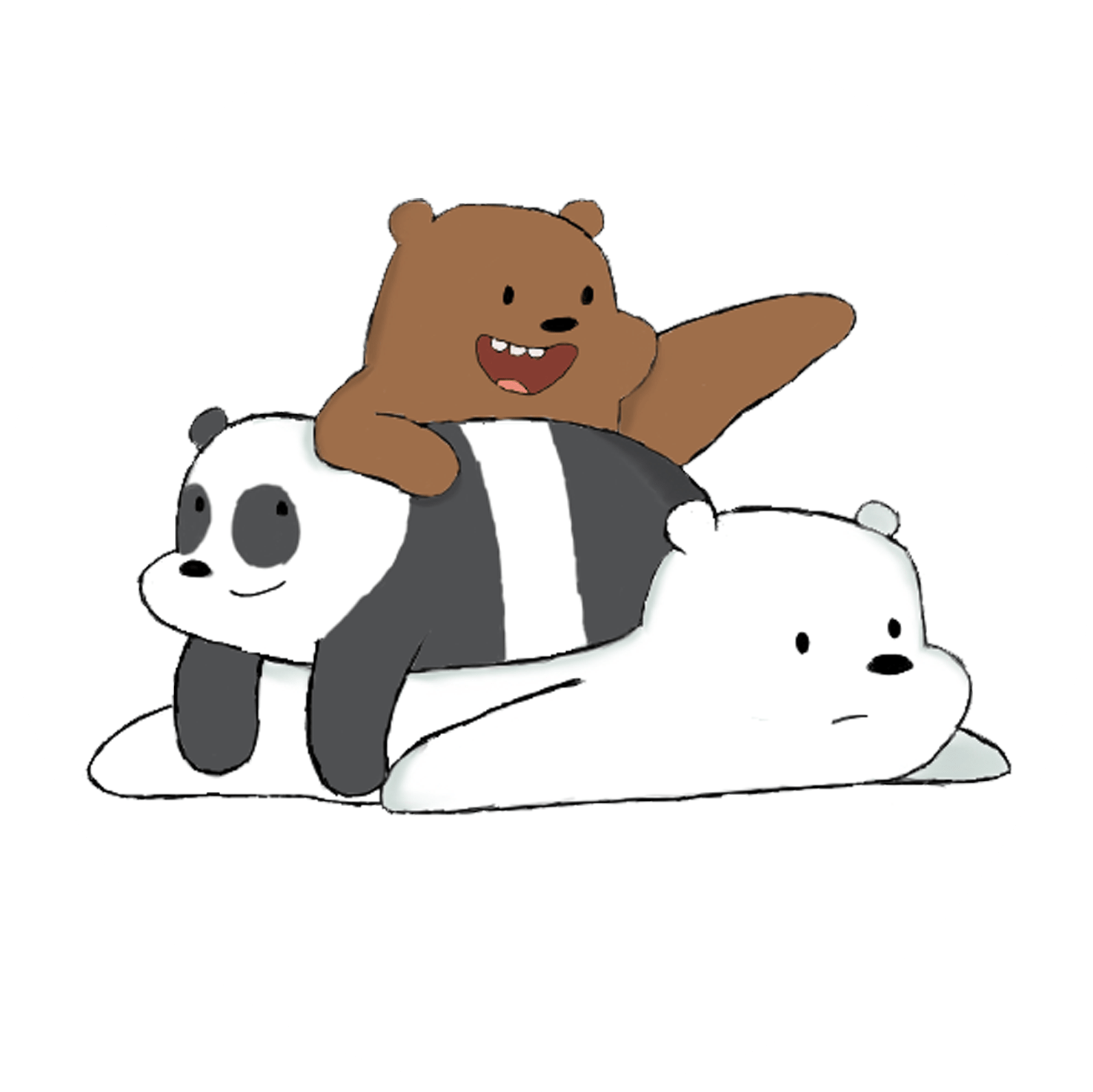 Download Bare Bears Clingy - We Bare Bears - Full Size PNG Image - PNGkit
