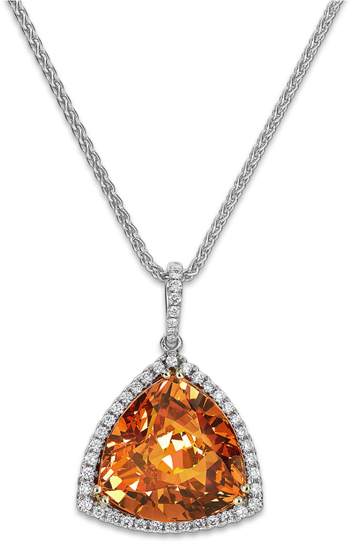 Download Mandarin Garnet Pendant, - Locket - Full Size PNG Image - PNGkit