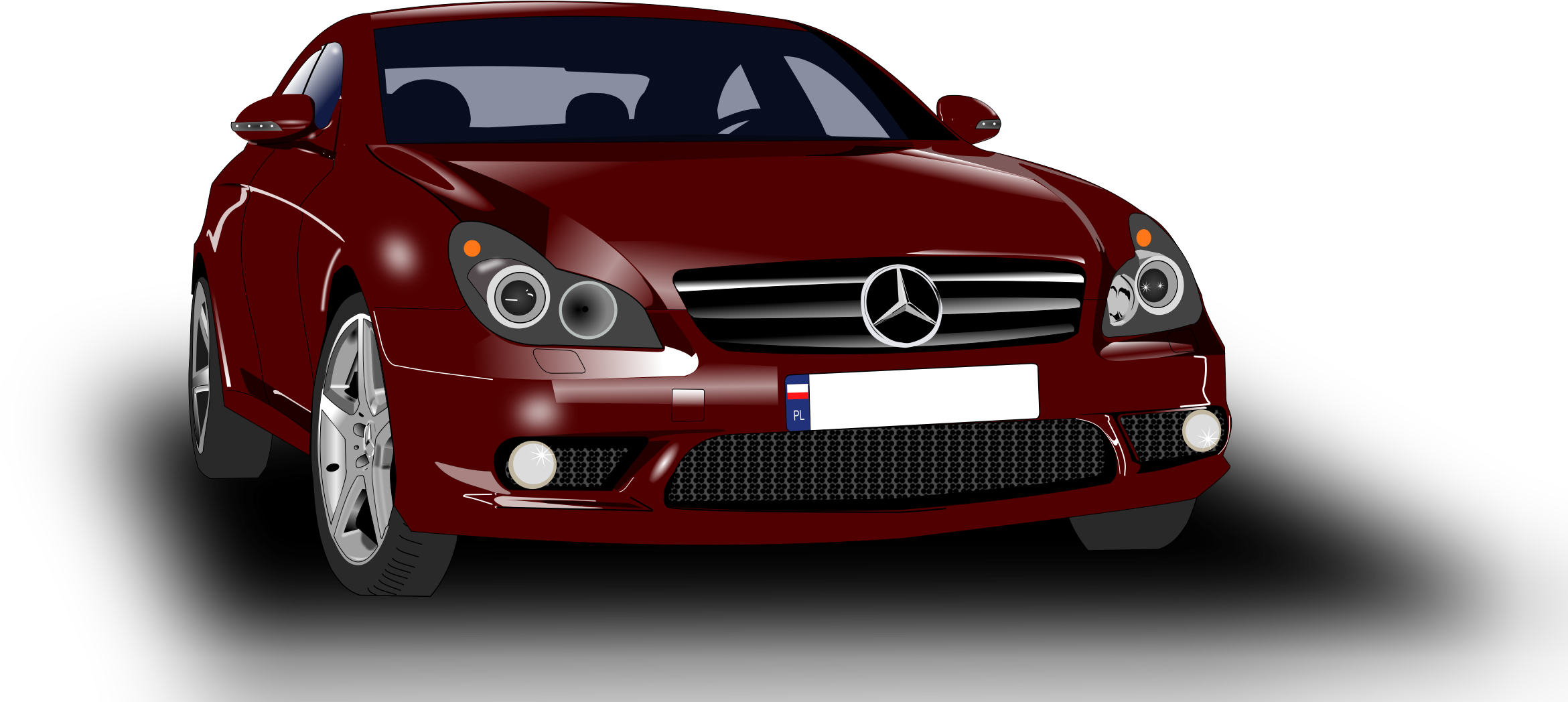 Download Red Mercedes Png - Mercedes Benz Cls - Full Size PNG Image ...