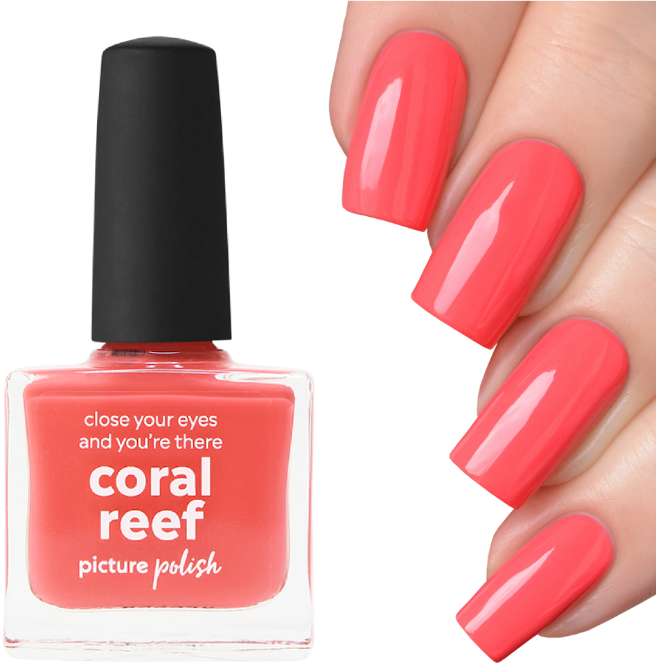 Download Nail Polish Coral Reef - Nail - Full Size PNG Image - PNGkit