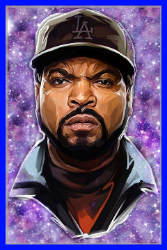 Download Icecube - Digital Art Rapper - Full Size PNG Image - PNGkit