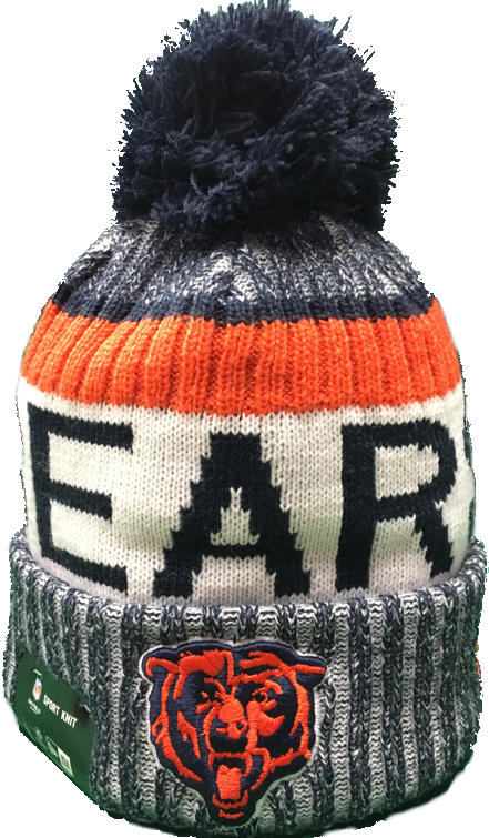 Download Chicago Bears Nfl 17 Sideline Retro Pom Toque More - Chicago ...