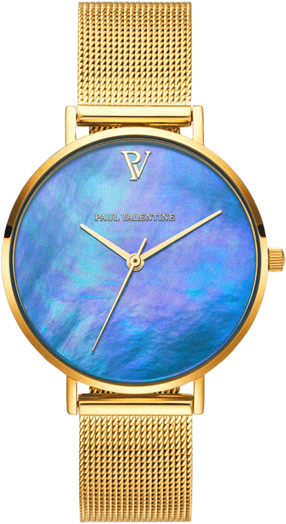 Download Paul Valentine Watch Blue Seashell - Full Size PNG Image - PNGkit