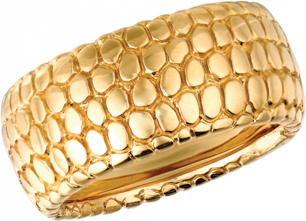 Download 18kt Yellow Gold Snake Skin Ring - Snake Skin Gold Ring - Full ...