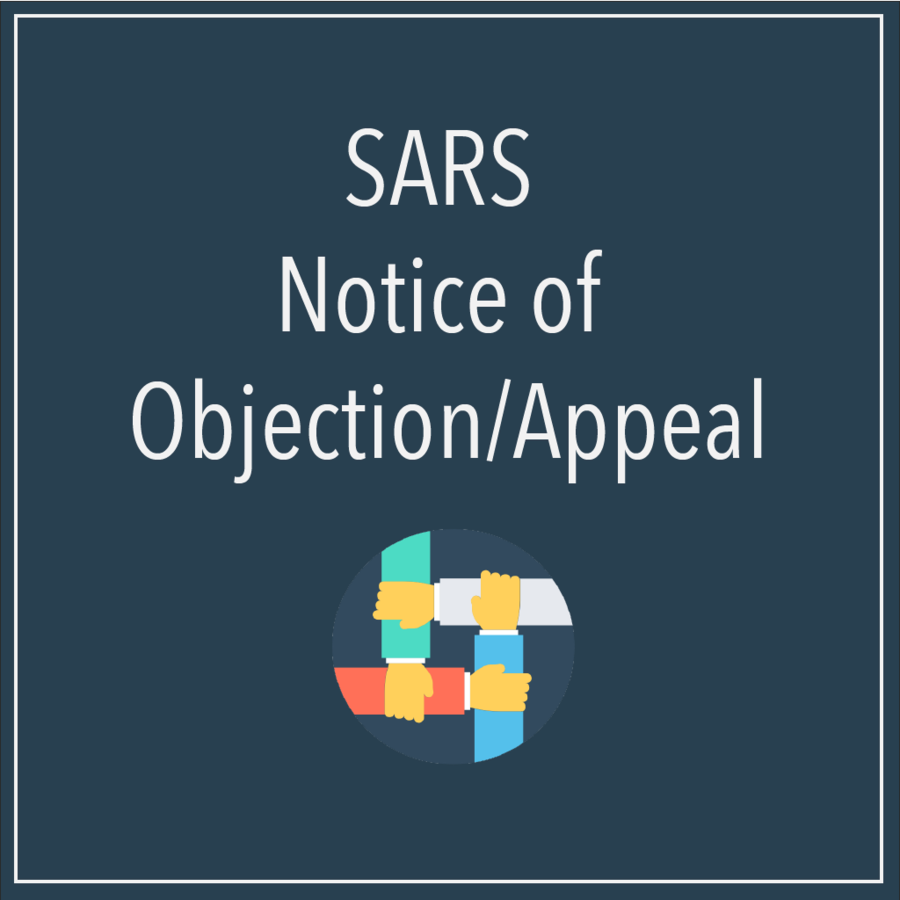 Download Sars Notice Of Objection/ Notice Of Appeal - Graphic Design ...