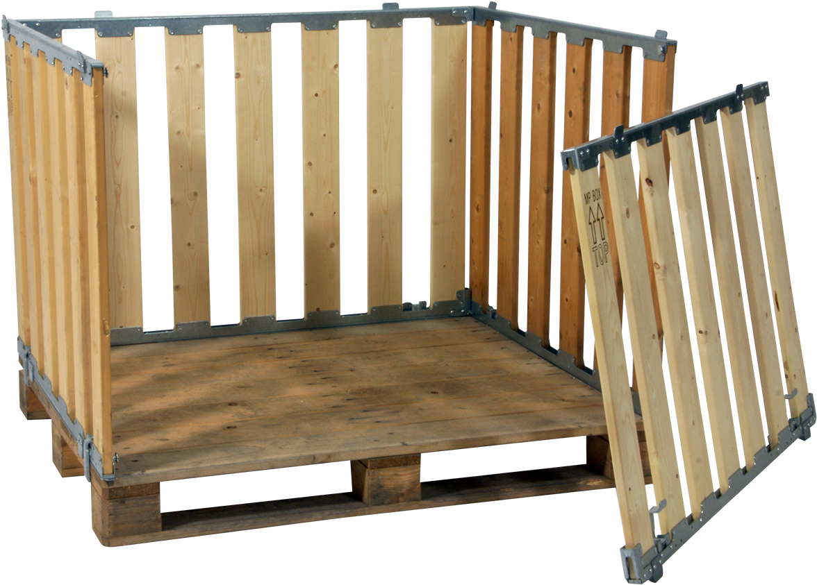 Download Removable Front Collapsible “walk-in” Pallet Box - Box Pallet ...