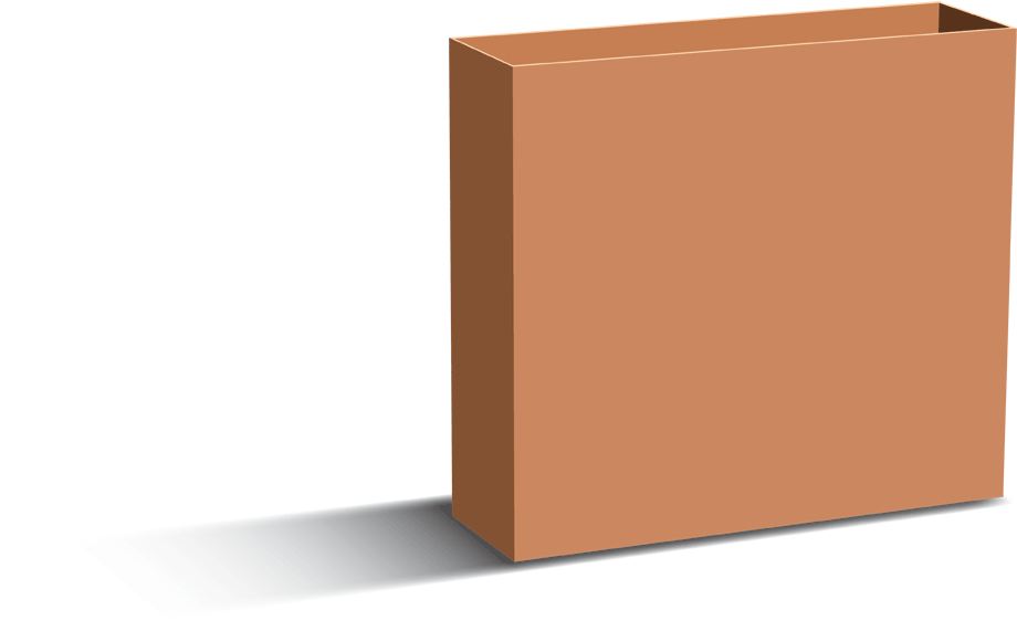 Download Transparent Highline Tall Rectangle Corten Steel Planter ...