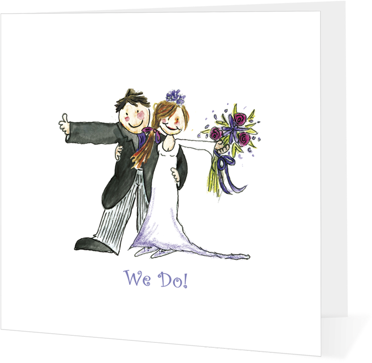 Download We Do Happy Wedding Couple - Good Luck In New Job - Full Size ...