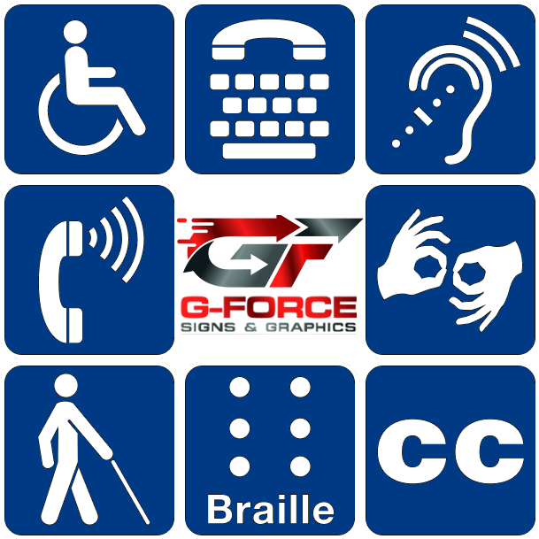 Download Ada Signs - Americans With Disabilities Act - Full Size PNG ...