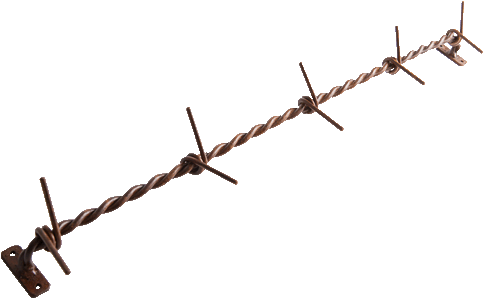 Download Big Barb Wire Hat, Coat And Tack Racks - Hat - Full Size PNG ...