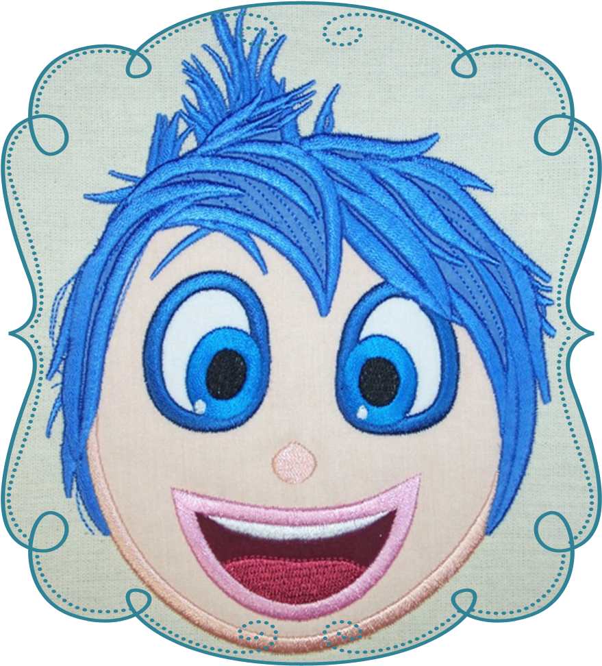Download Inside Out Joy Applique Machine Embroidery Design Pattern ...