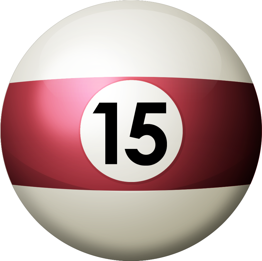 Download 15 Ball Photo 15 Ball Real - 8 Ball Rack - Full Size PNG Image ...