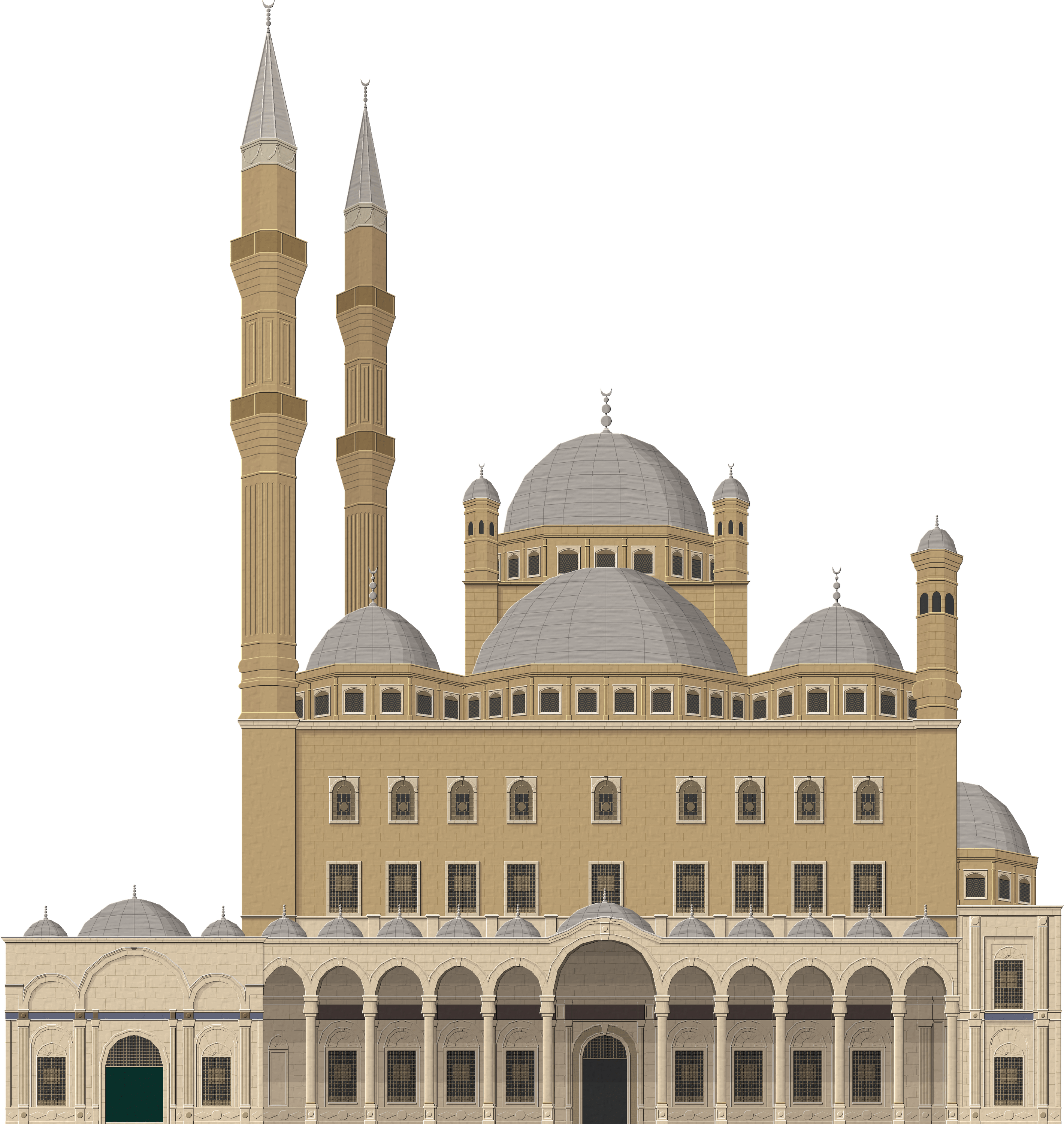 Download Colourful Mosque Islam - Animated Picture Of Mosque - Full ...