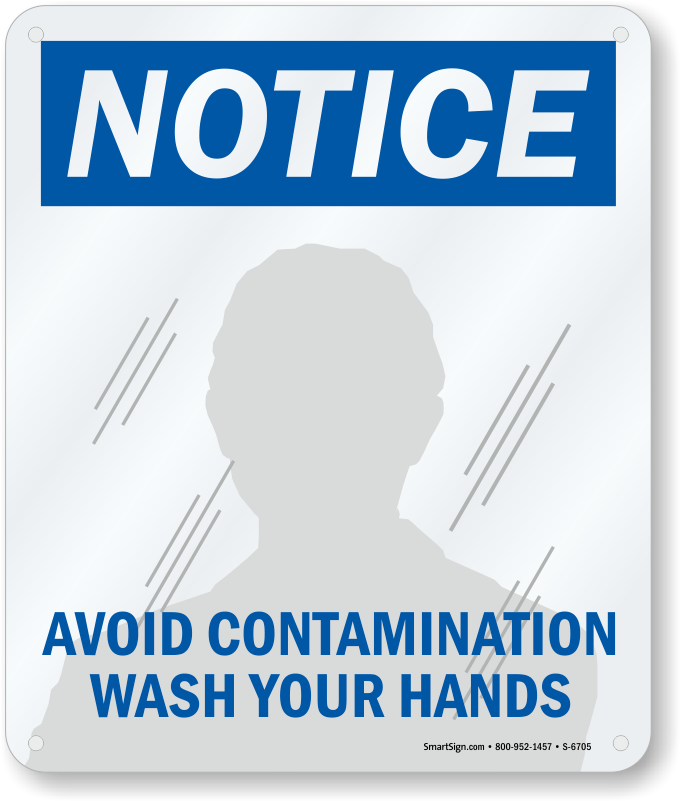 Download Mirror Hand Washing Message Sign - Sign - Full Size PNG Image ...