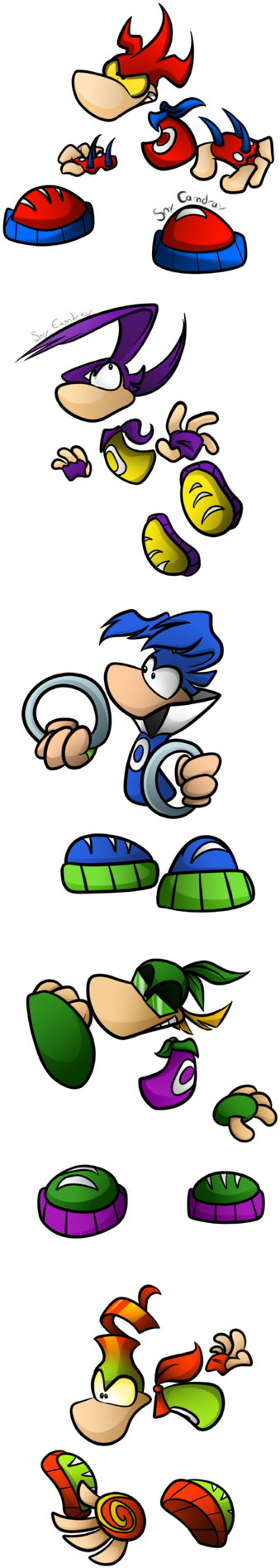 Download Beta Rayman - Rayman Power Ups - Full Size PNG Image - PNGkit