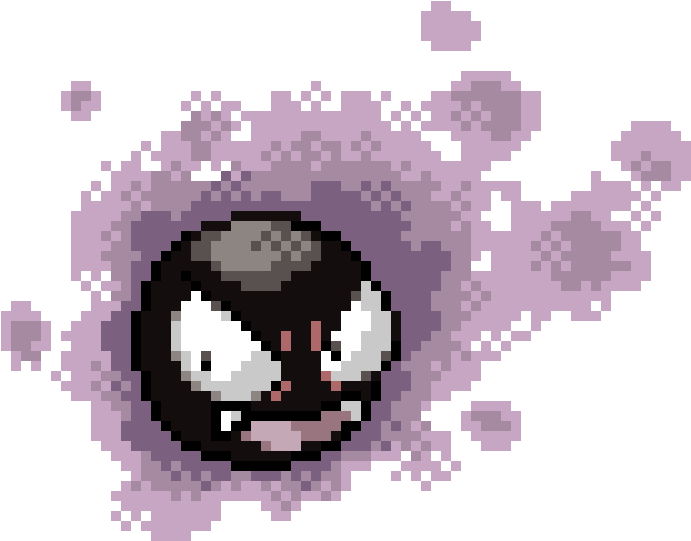 Download Gastly - New Alola Forms Sprite - Full Size PNG Image - PNGkit
