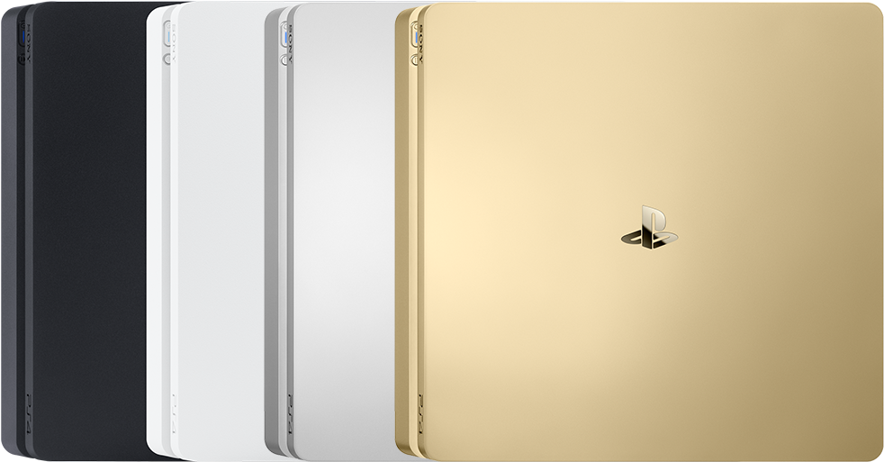 Download Playstation - Playstation 4 Slim Colours - Full Size PNG Image ...