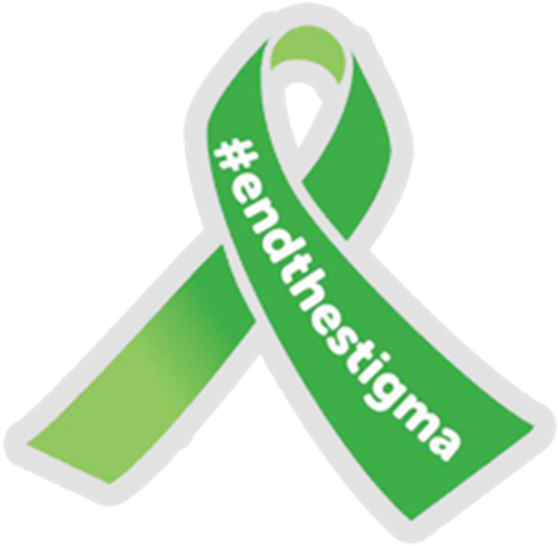 Download Picture Of The Green Ribbon Pin Badge - Label - Full Size PNG ...