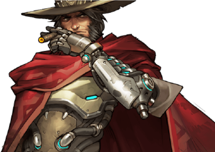 Download 912 X 516 1 - Mccree Overwatch Concept Art - Full Size PNG ...