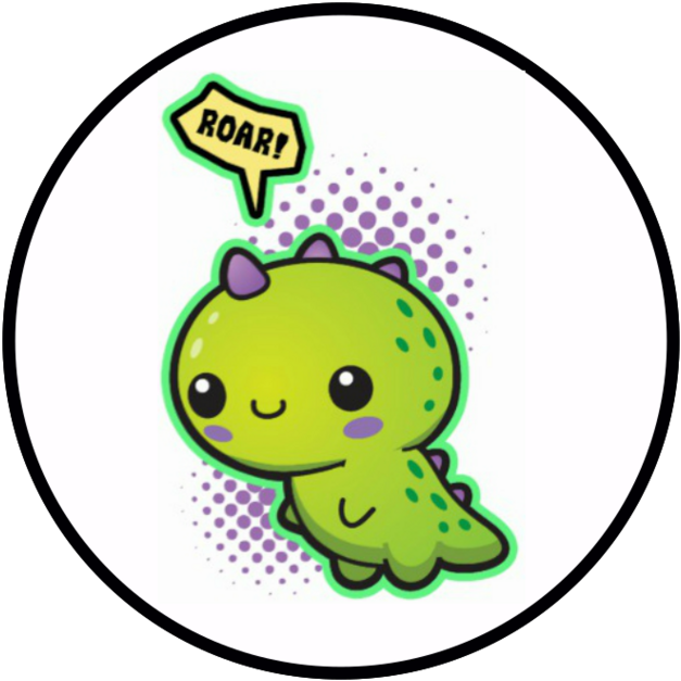 Download Nope Nope - Cute Kawaii Dinosaur - Full Size PNG Image - PNGkit