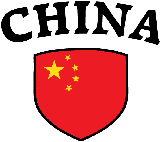 Download China Chinese Prc Five Star Red Flag Crest Soccer Football ...