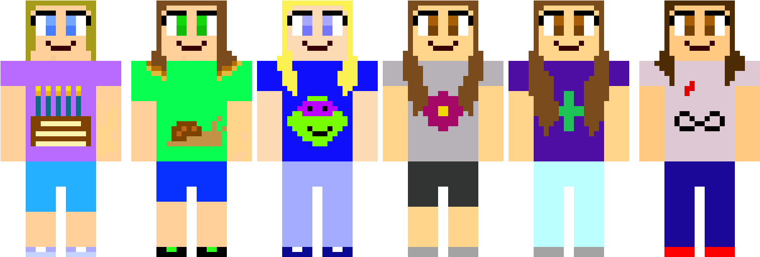 Download Minecraft Skins - Cartoon - Full Size PNG Image - PNGkit