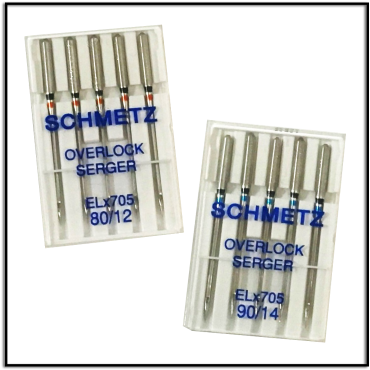 Download Schmetz Overlock Serger Needles Elx705 Size 12 And - Cylinder - Full Size PNG Image ...