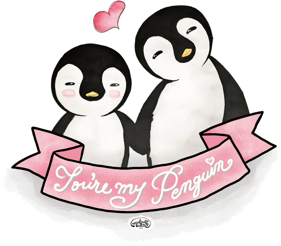 Download You're My Penguin Vinyl Wall Decal - You Are My Penguin - Full ...