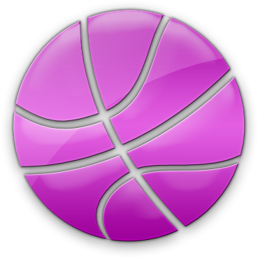 Download Basketball Icon - Pink Basketball Transparent Background ...