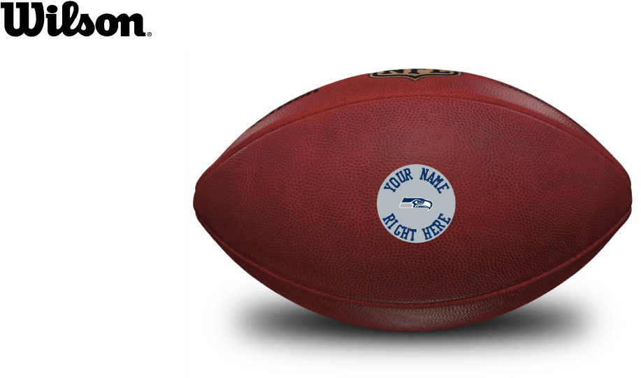 Download Wilson Custom Footballs - Full Size PNG Image - PNGkit