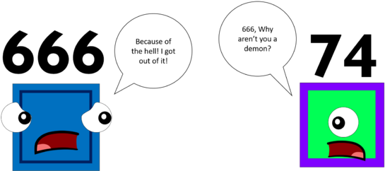Download 666 Got Out Of Hell - Diagram - Full Size PNG Image - PNGkit