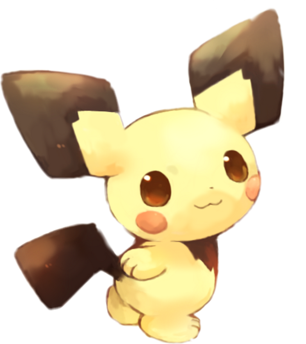 Download Pichu Sticker - Cute Pichu - Full Size PNG Image - PNGkit