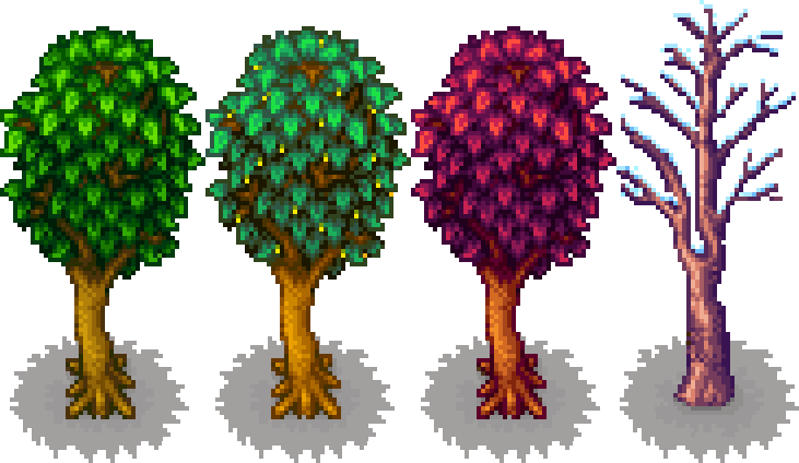 Download Stardew Valley Maple Tree Winter - Full Size PNG Image - PNGkit