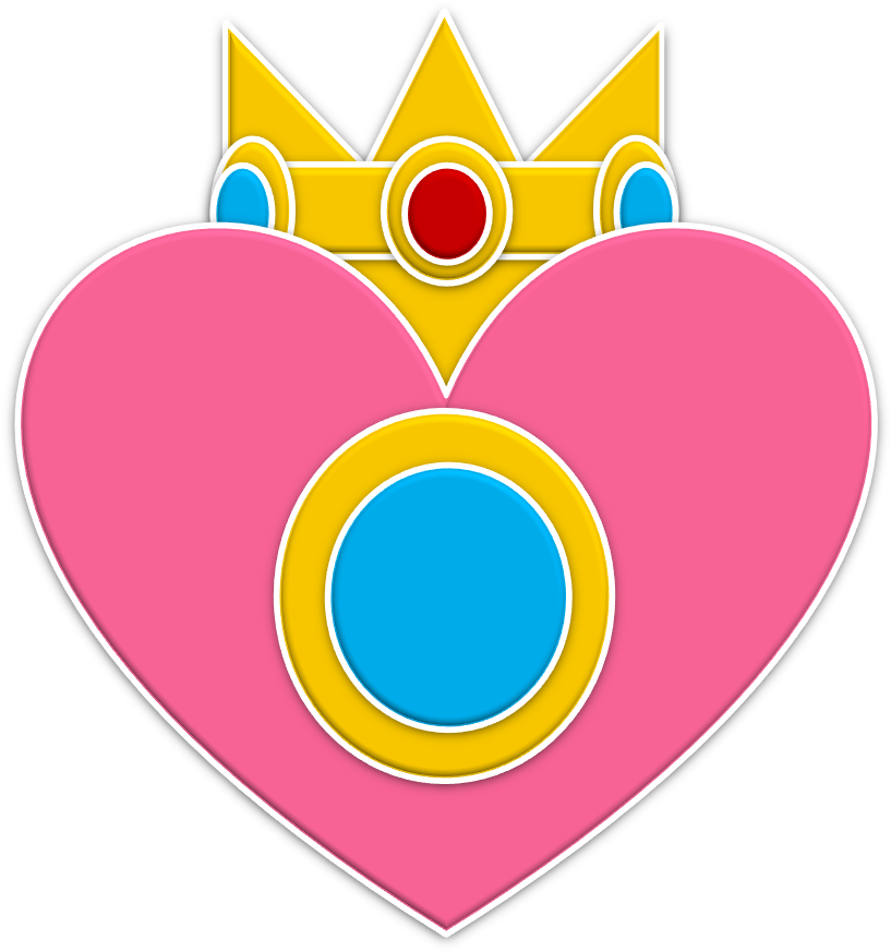 Download Peach Monarchs Emblem By Rafaelmartins - Princess Peach Crown ...