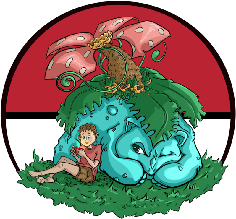 Download Venusaur Fanart Commission - Cartoon - Full Size PNG Image ...