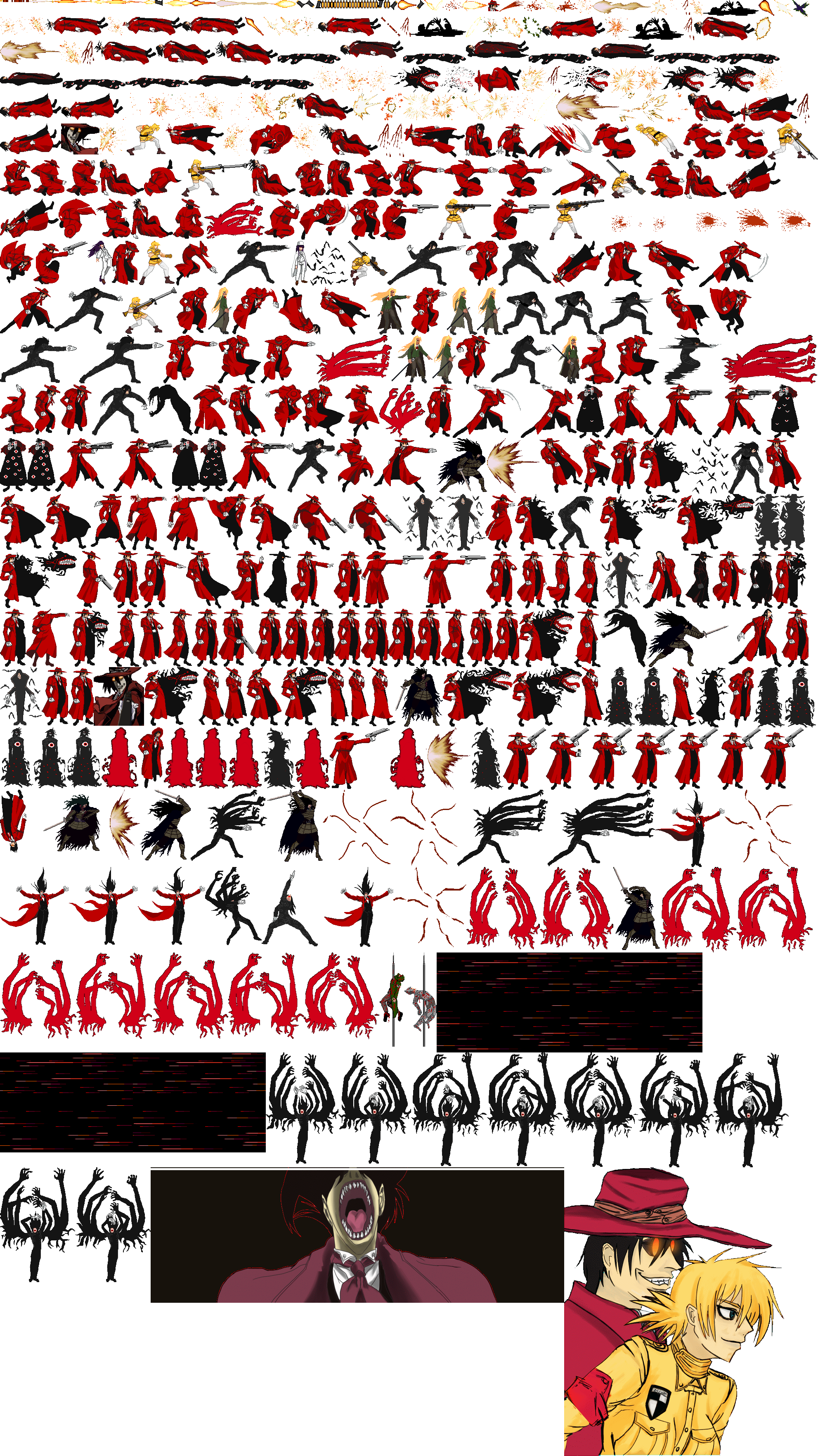 Download Alucard Sprite Sheet - Full Size PNG Image - PNGkit