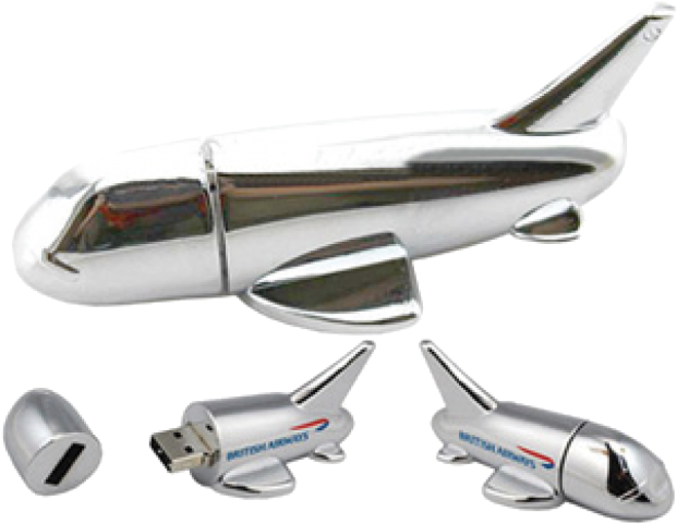 Download Airplane Pendrive - Aeroplane Shape Metal Usb Pendrive - Full ...