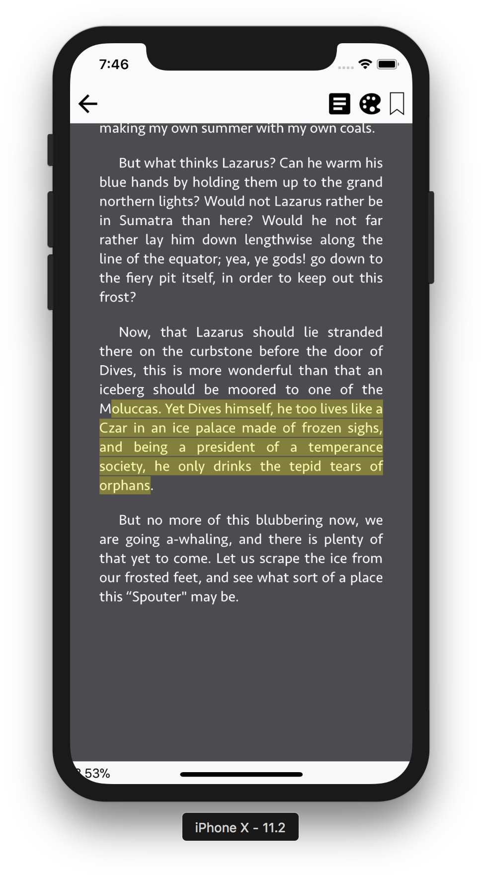 Download Ionic 3 Ebook Reader Application Template - Iphone X Ebook Reader - Full Size PNG Image ...