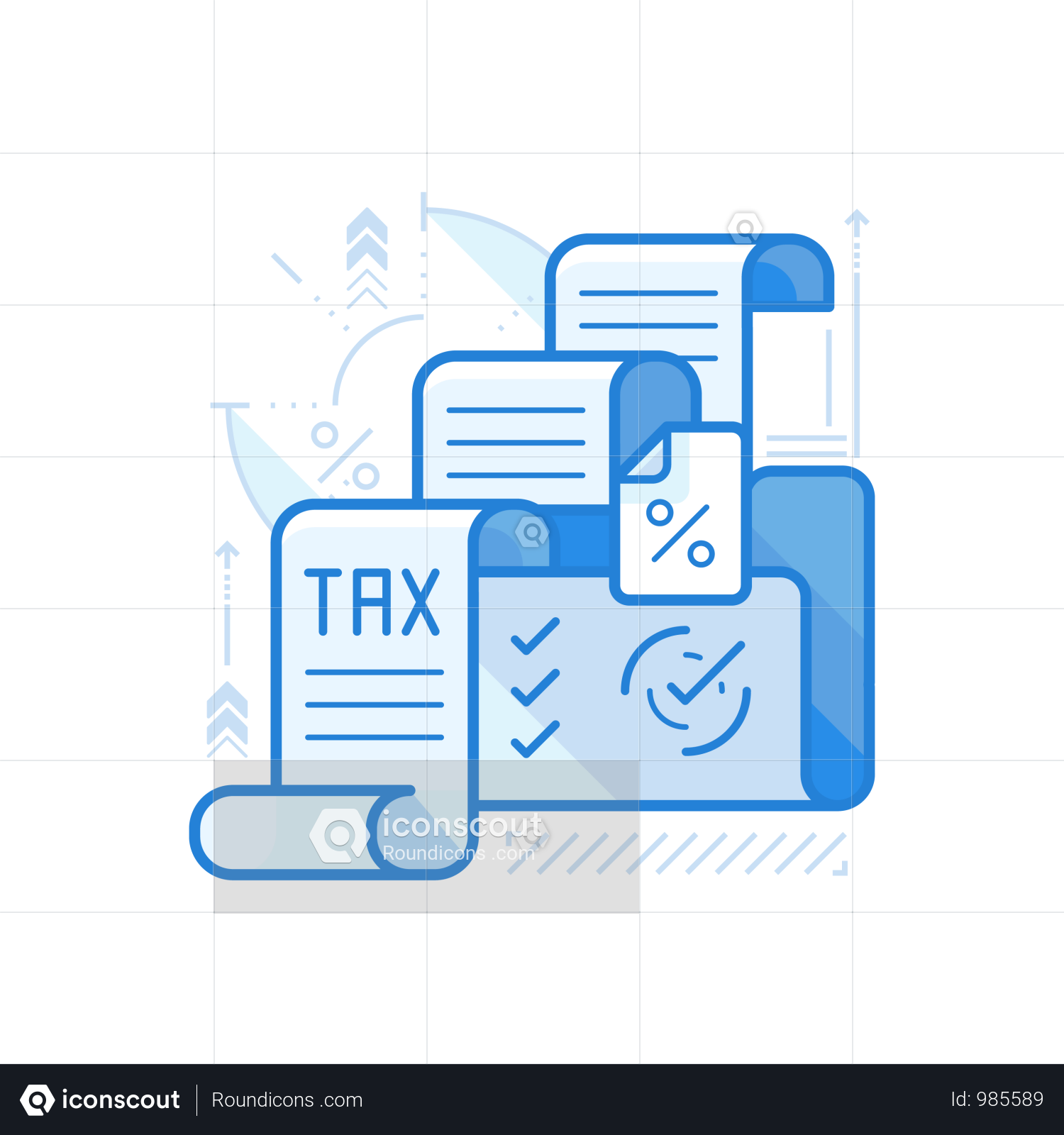 Download Tax Management Illustration Full Screen - Graphic Design ...