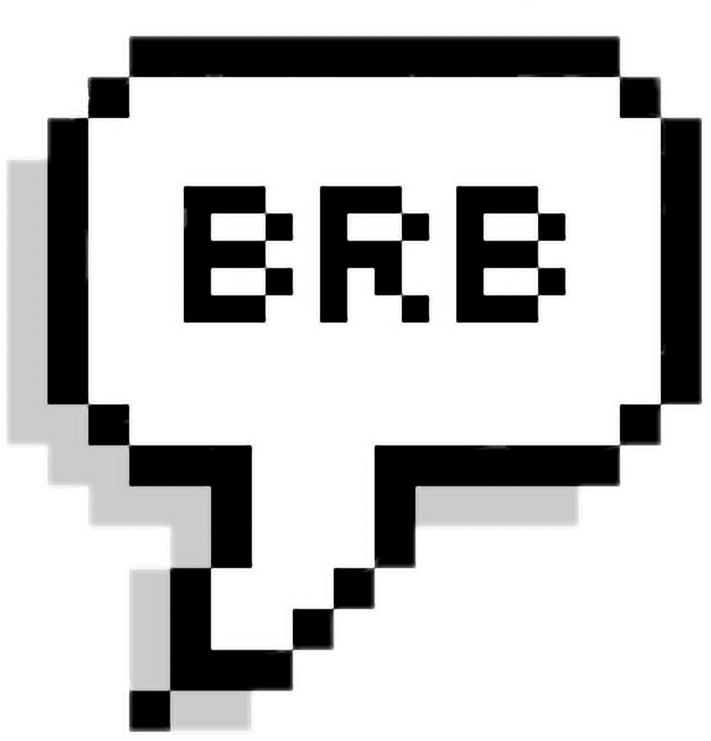 Download Speachbubble Pixel Pixelspeechbubbles Brb Freetoedit - Pixel ...