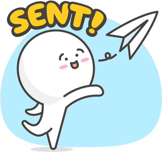 Download Sent - Cartoon - Full Size PNG Image - PNGkit