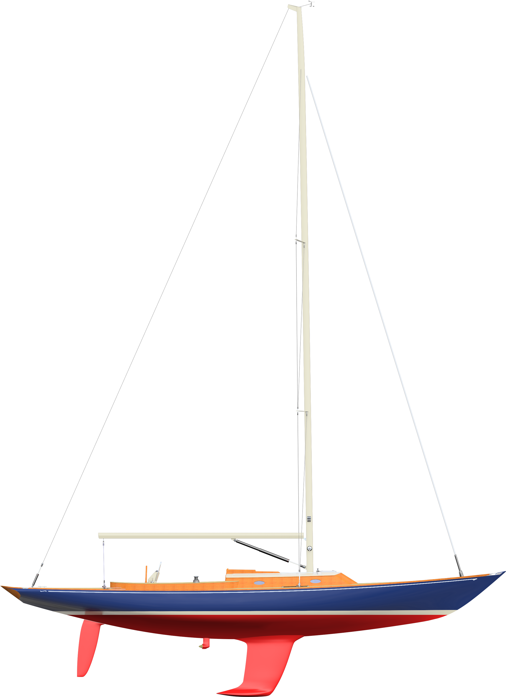 Download Profile High Res - Sandbagger Sloop - Full Size PNG Image - PNGkit