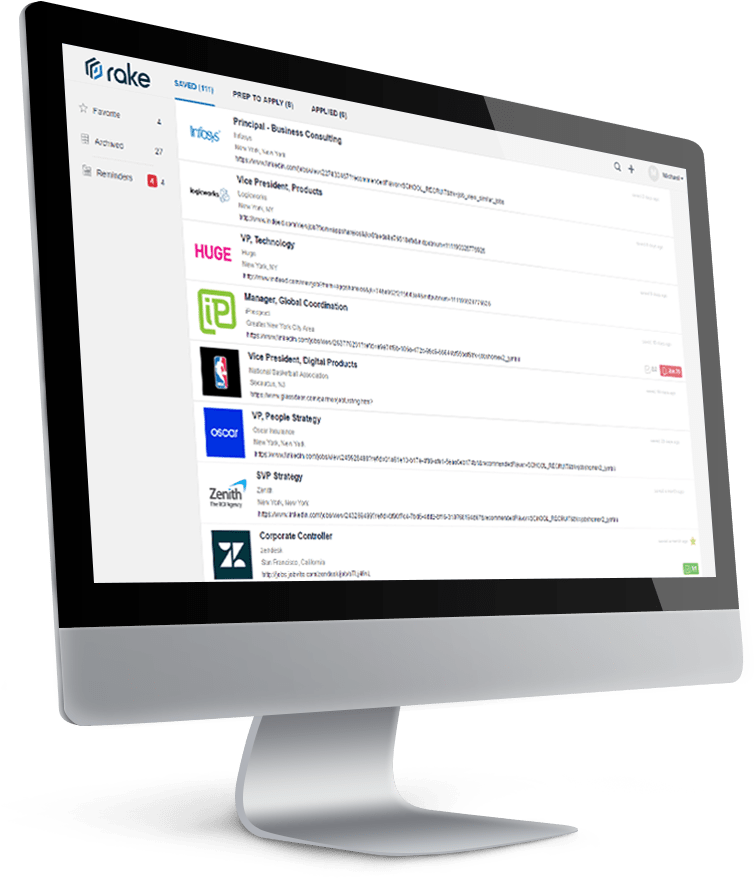 Download Rake Web App Screen Desktop - Led-backlit Lcd Display - Full ...