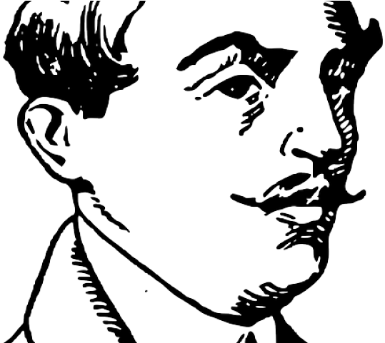 Download Steampunk Clipart Finger Point - Man With Moustache Drawing ...